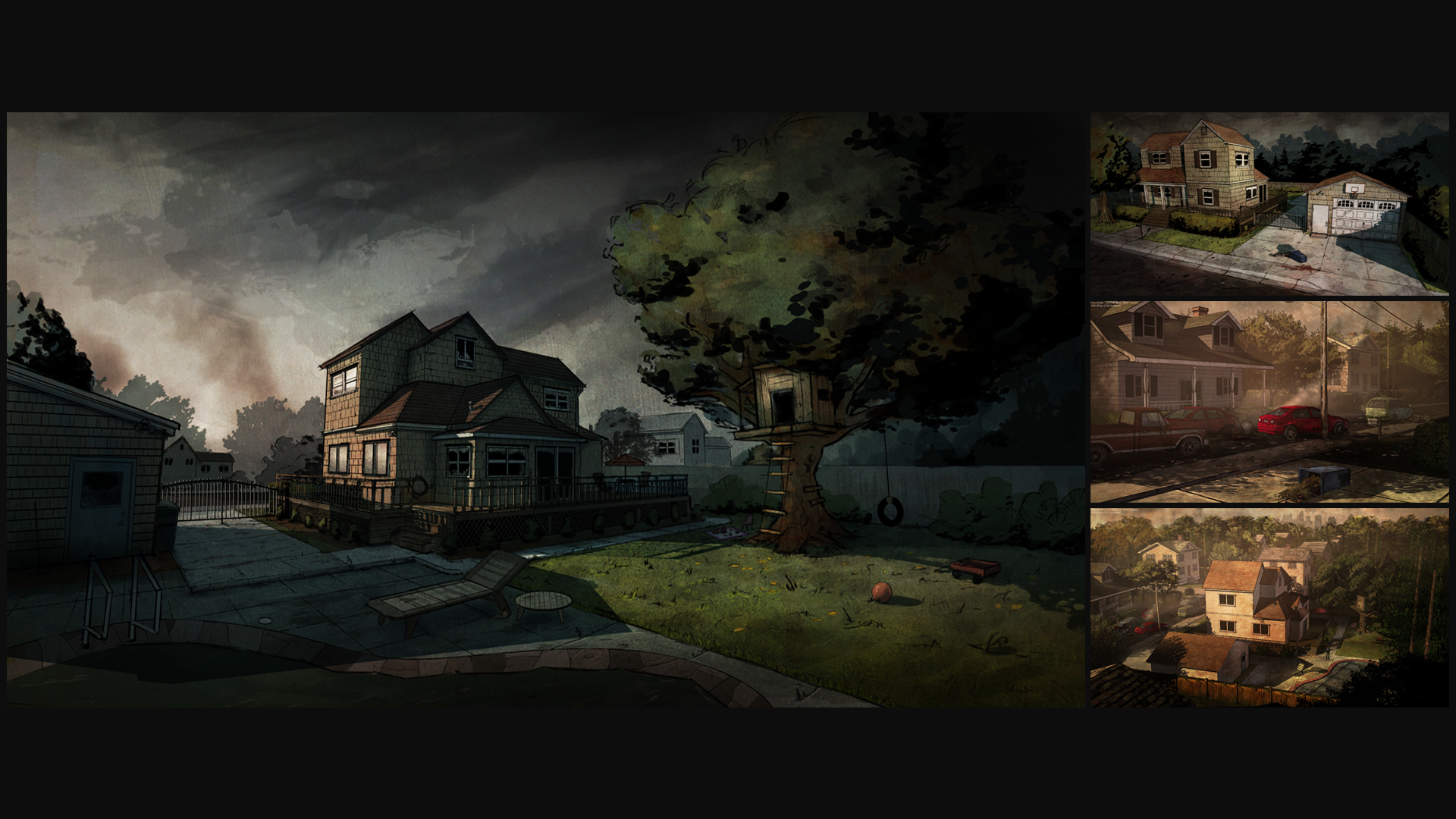 TWD_DefinitiveSeries_Concept Art Clems House Exterior | bifuteki